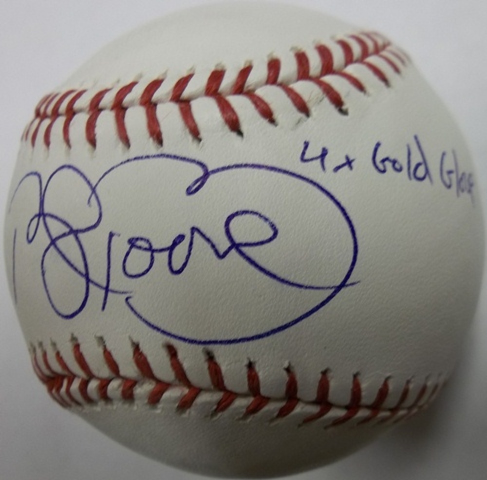 Bret Boone "4x G.G." Autographed Baseball | MLB Auctions