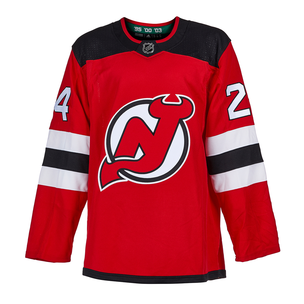 Ty Smith Autographed New Jersey Devils Adidas Jersey - NHL Auctions
