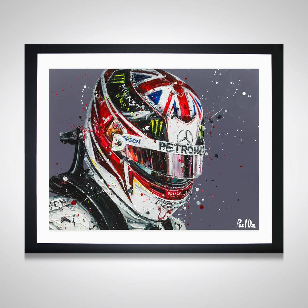 Lewis Hamilton 2019 British Grand Prix Artwork - Paul Oz | F1 Authentics