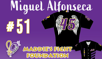 Maddie's Fight Jersey #51 Miguel Alfonseca | MiLB Auctions