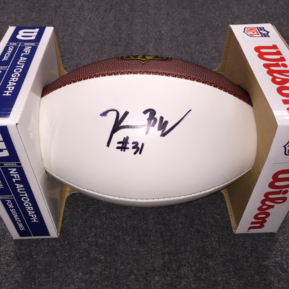 NFL - Titans Kevin Byard signed panel ball | The official auction site ...