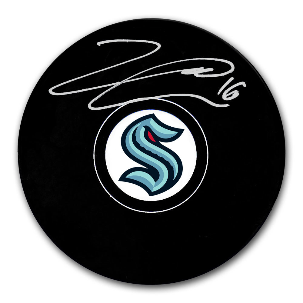 Jared McCann Seattle Kraken Autographed Puck - NHL Auctions