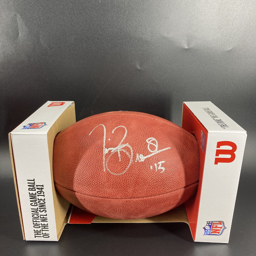 NFL Auction | HOF - Raiders Tim Brown Signed Authentic Football