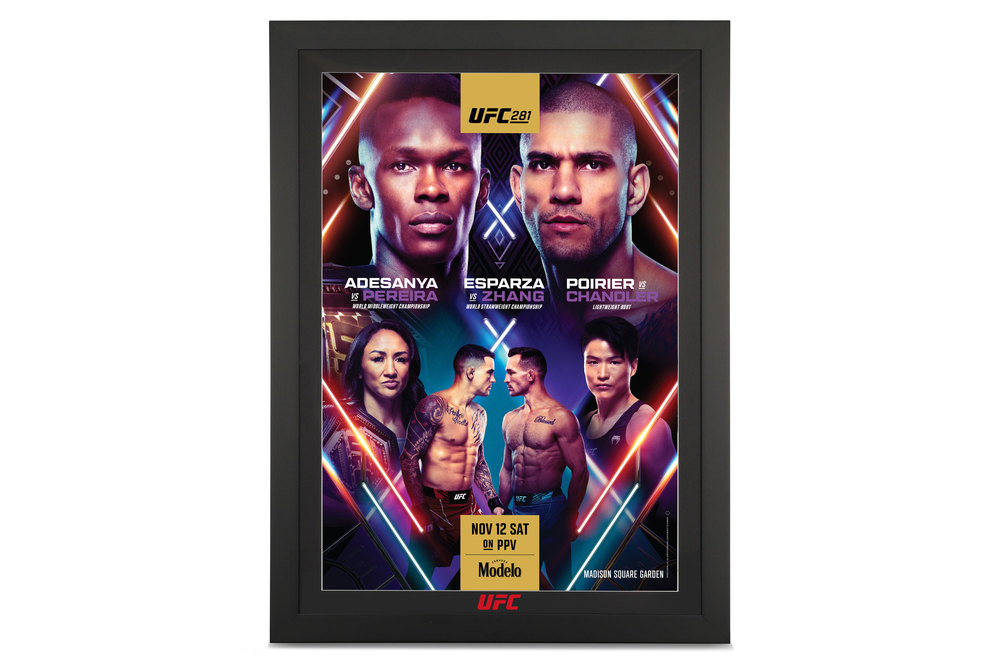 UFC 281: Adesanya vs Pereira Autographed Event Poster | UFC Collectibles