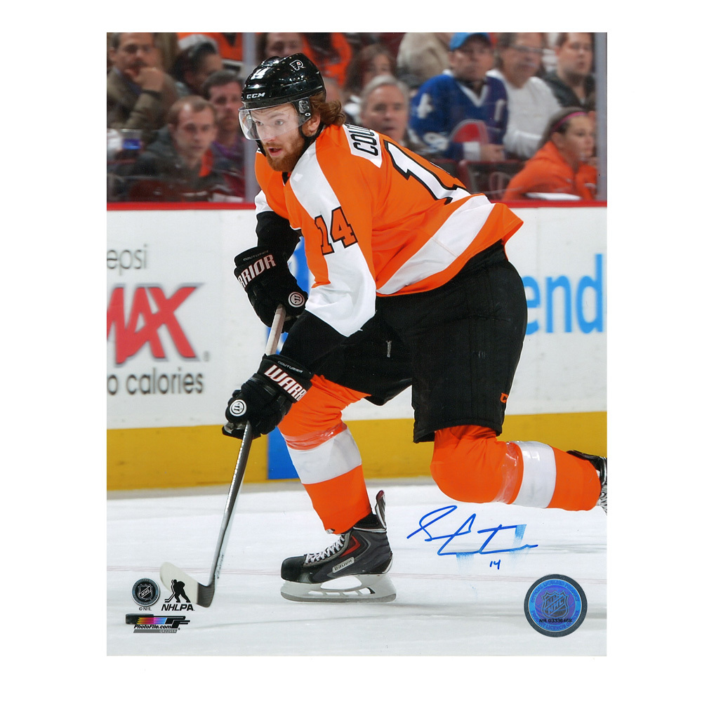 SEAN COUTURIER Signed Philadelphia Flyers 8 x 10 Photo - NHL Auctions