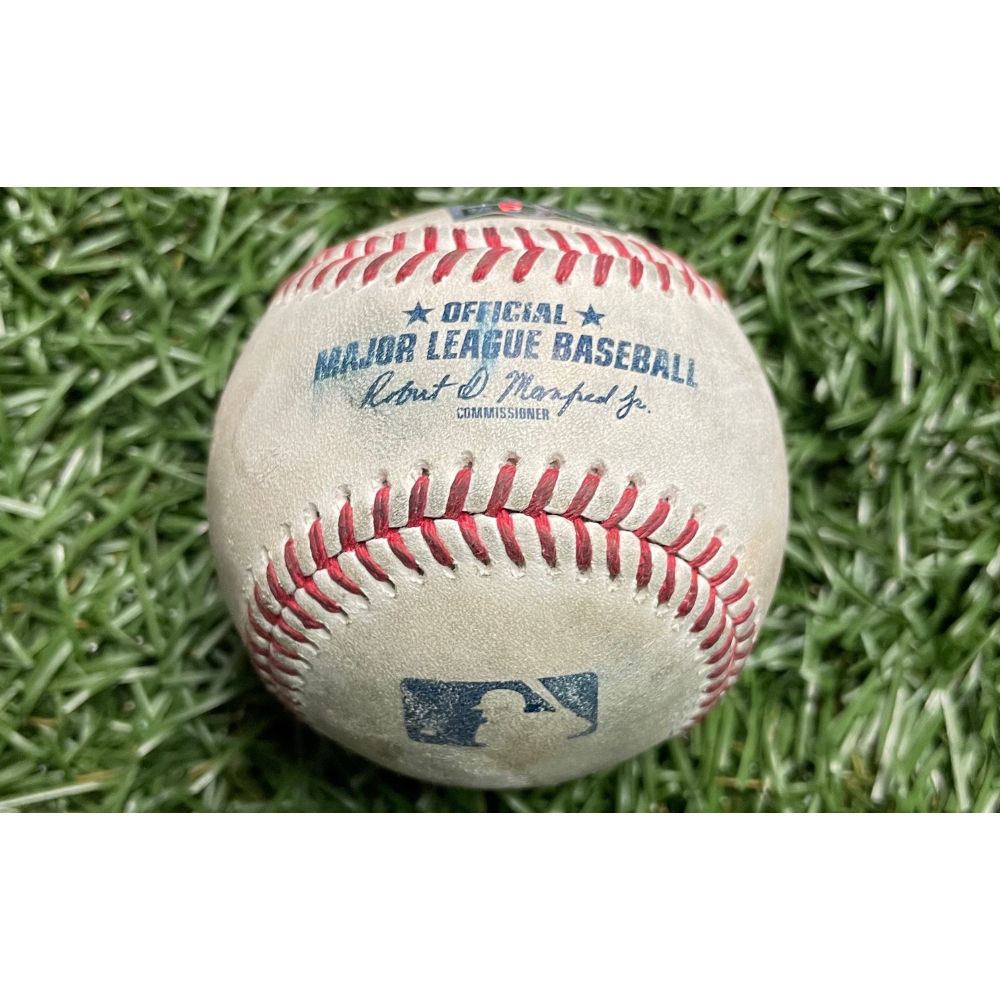 Game Used Spring Training Baseball: Max Scherzer strikes out Isaac ...