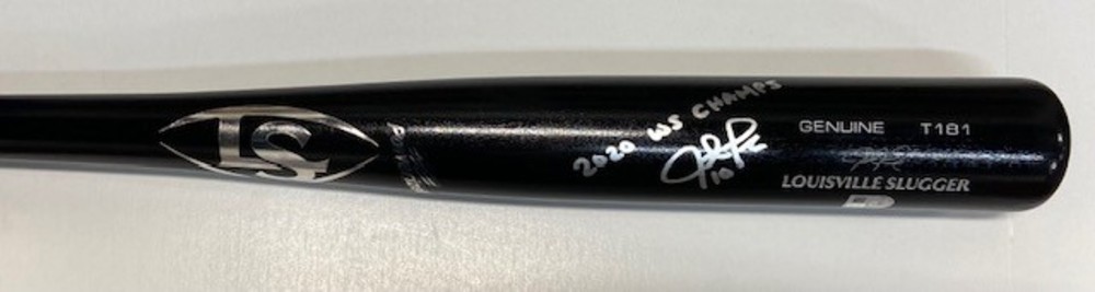 Justin Turner Autographed "2020 WS Champs" Game Model Bat | MLB Auctions