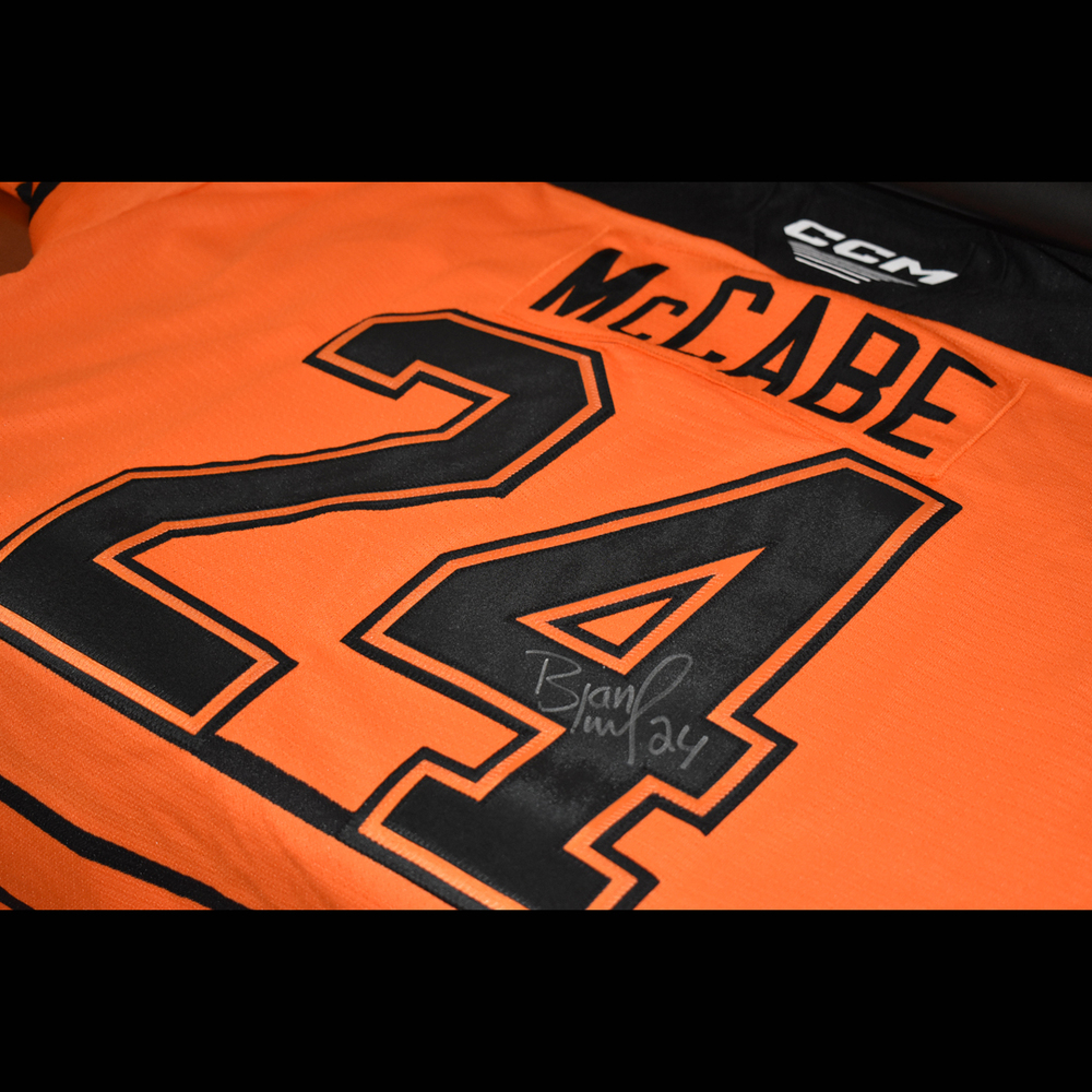 Bryan McCabe GAME-WORN AUTOGRAPHED 2022 LEGENDS CLASSIC JERSEY ...