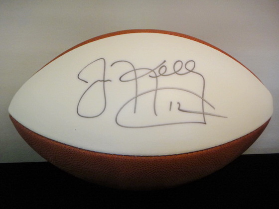 BILLS JIM KELLY SIGNED LEATHER PANEL FOOTBALL | The official auction ...