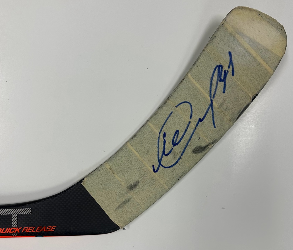 #98 Mikhail Sergachev Game Used Stick - Autographed - Tampa Bay ...