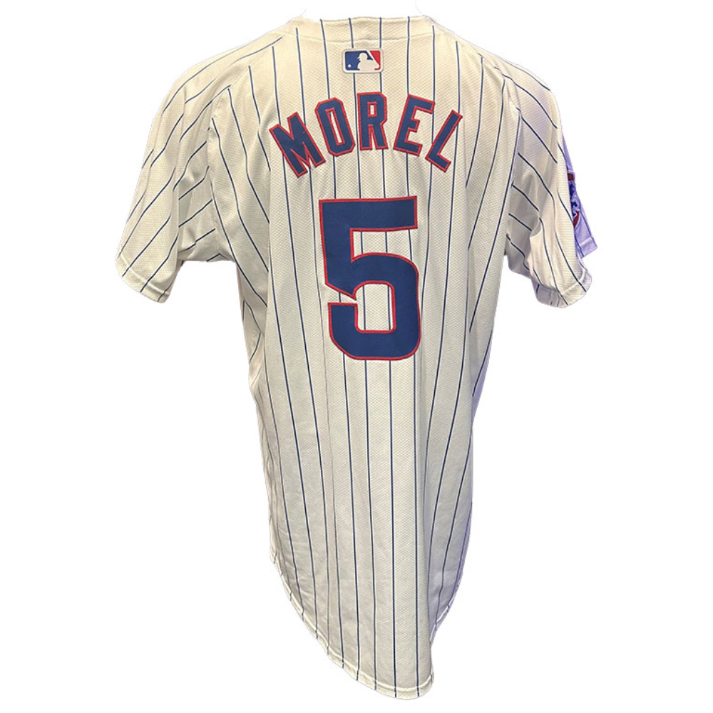 Christopher Morel Game-Used Jersey - Features Lou Gehrig Day ALS Patch ...