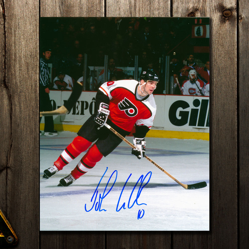 John LeClair Philadelphia Flyers Autographed 16x20 - NHL Auctions