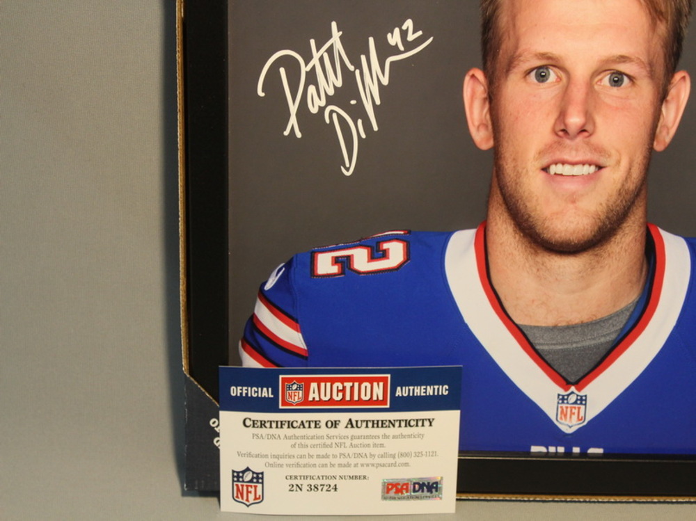 BILLS - PATRICK DIMARCO 11X14 SIGNED FRAMED HEADSHOT PHOTO | The ...