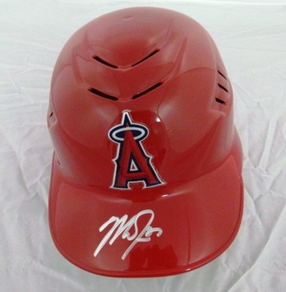 Mike Trout Autographed Angels Batting Helmet (Presale - End of November ...