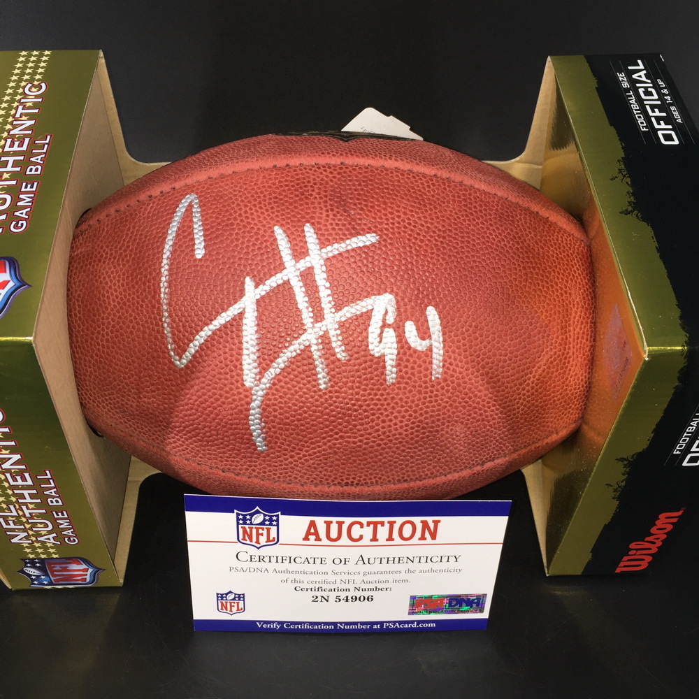 NFL Auction | NFL - Saints Cameron Jordan Signed Authentic Football