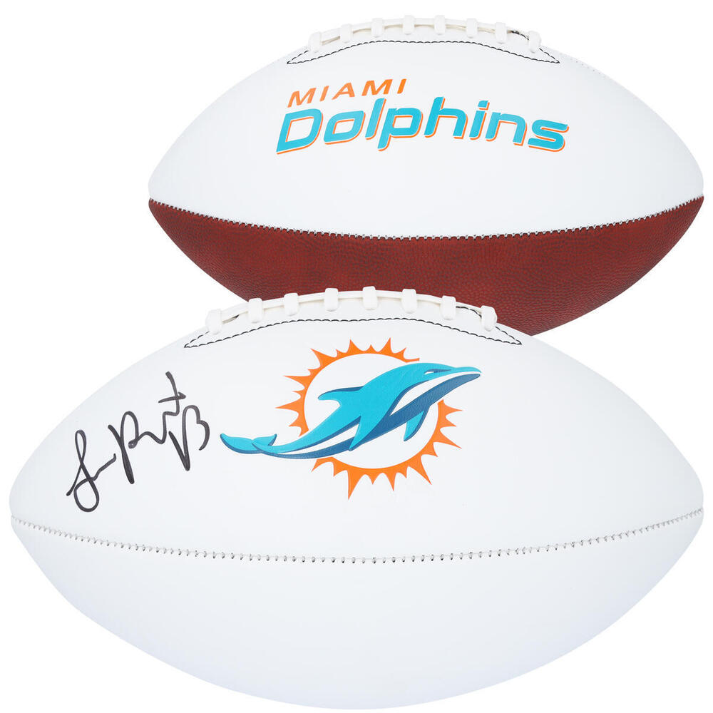Sam Reinhart Florida Panthers Autographed Miami Dolphins White Panel ...