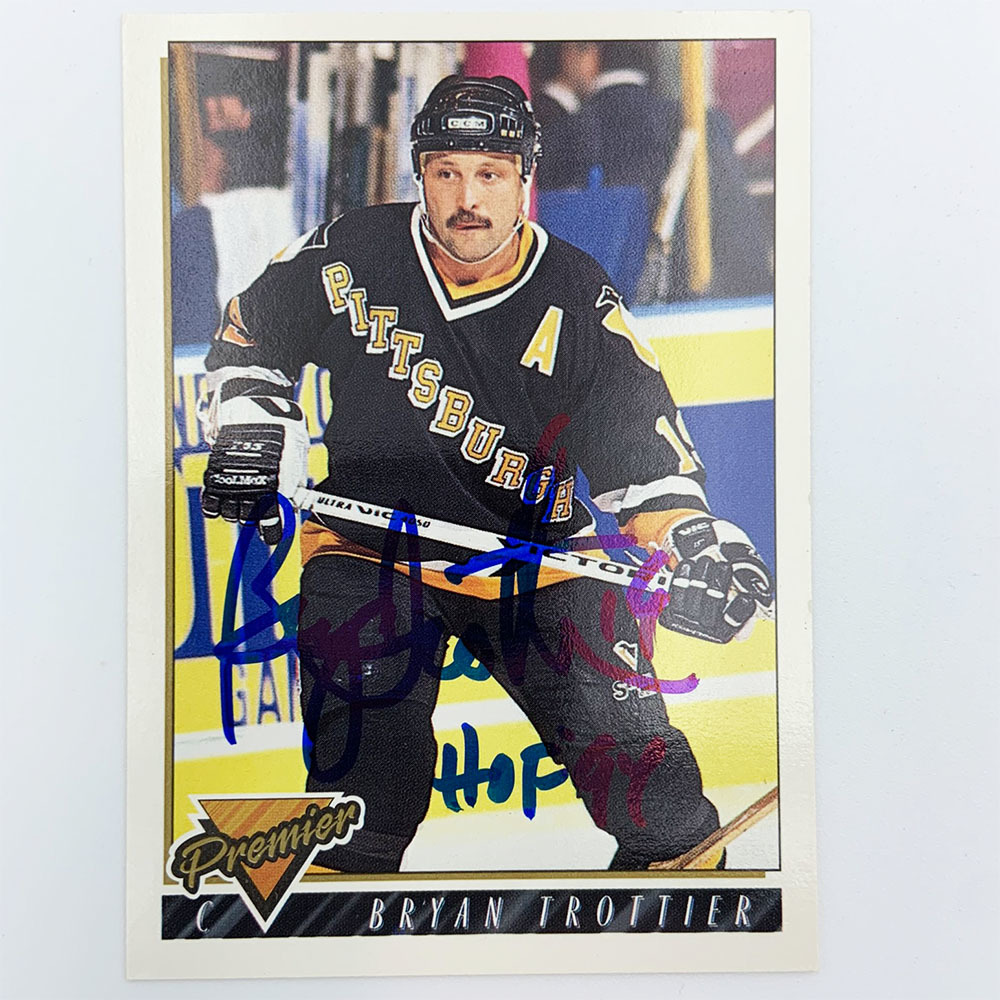Bryan Trottier Autographed 1993-94 Premier Hockey Card - NHL Auctions
