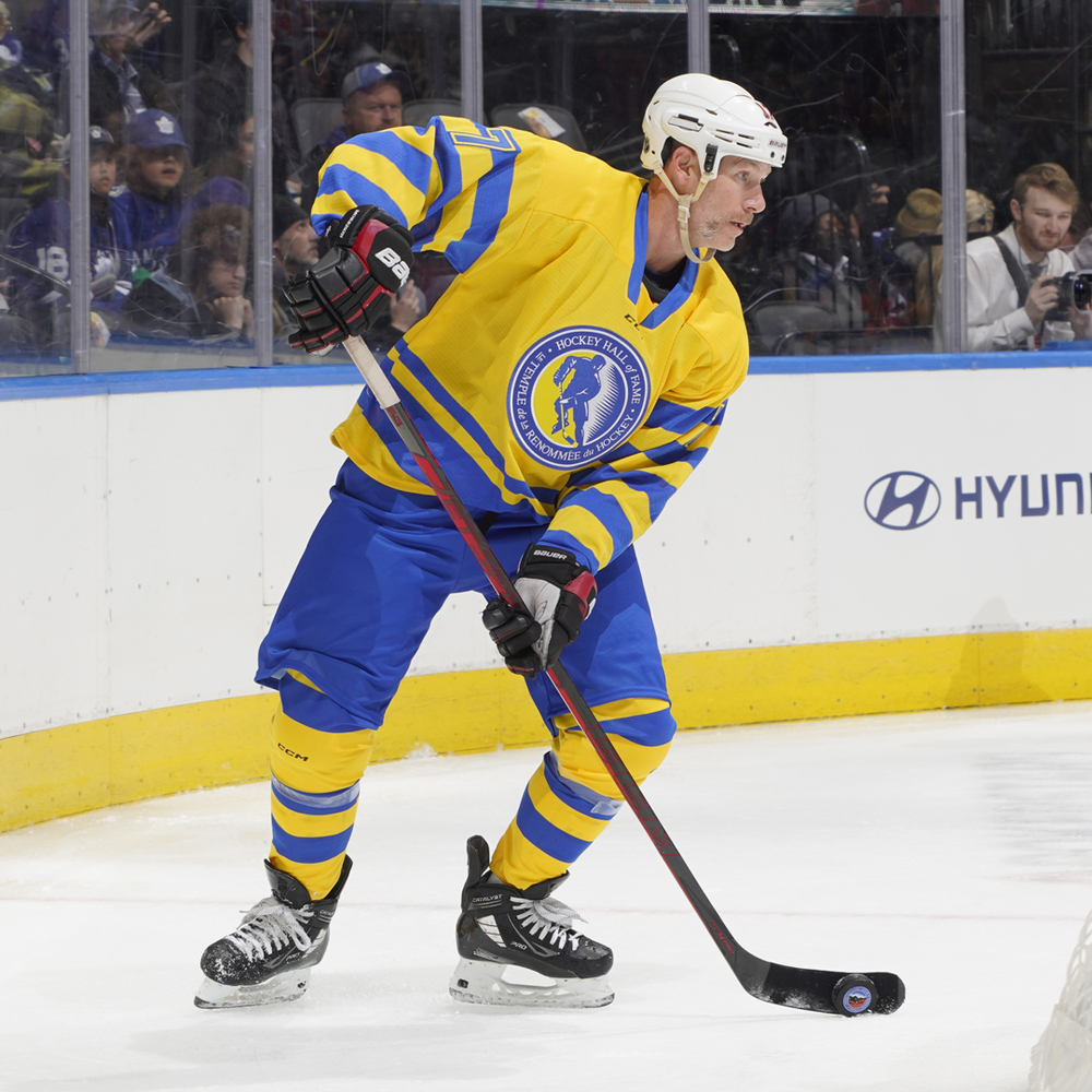 Brendan Morrison GAME-WORN AUTOGRAPHED 2022 LEGENDS CLASSIC JERSEY ...