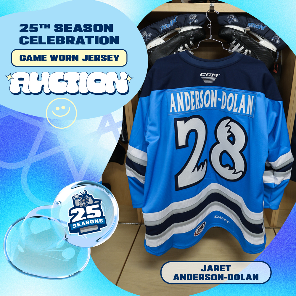 JARET ANDERSON-DOLAN Game Worn 25th Season Jersey - NHL Auctions