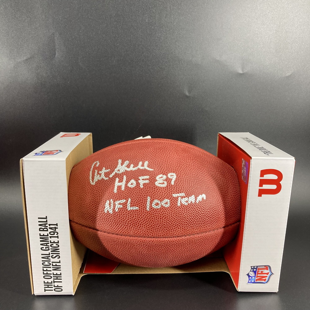 HOF - Raiders Art Shell Signed Authentic Football | The official ...