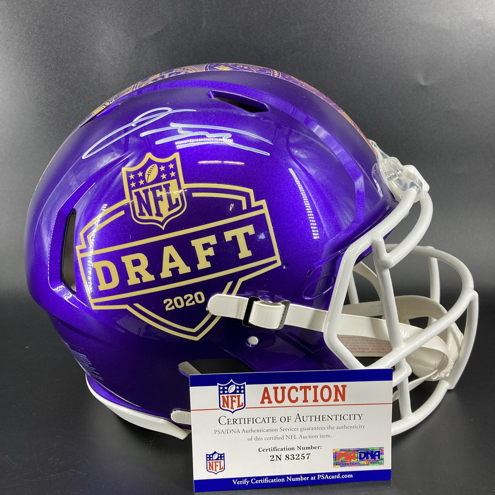 NFL - Colts Jonathan Taylor Signed Authentic 2020 Draft Speed Helmet ...