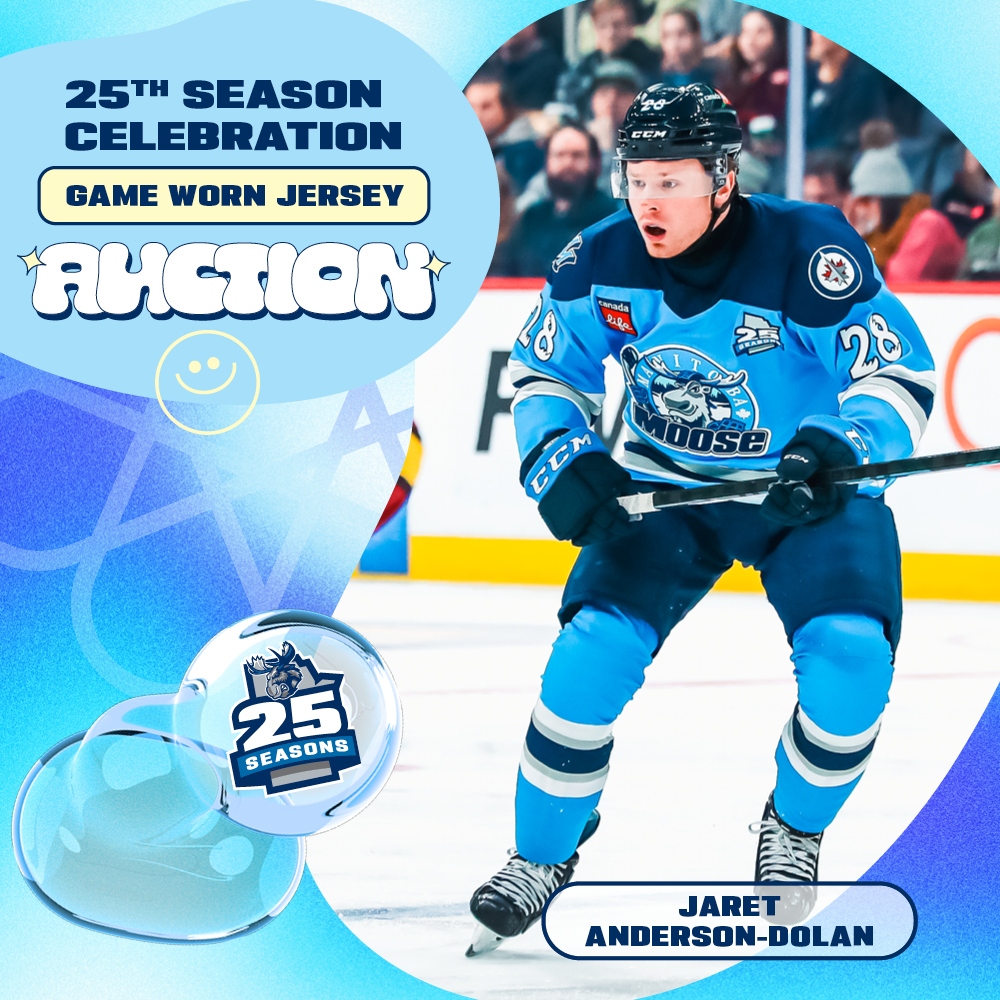 JARET ANDERSON-DOLAN Game Worn 25th Season Jersey - NHL Auctions