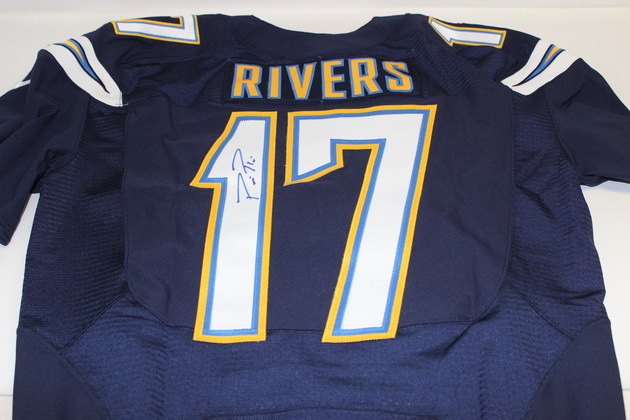 NFL Auction | PHILIP RIVERS SIGNED AUTHENTIC CHARGERS JERSEY