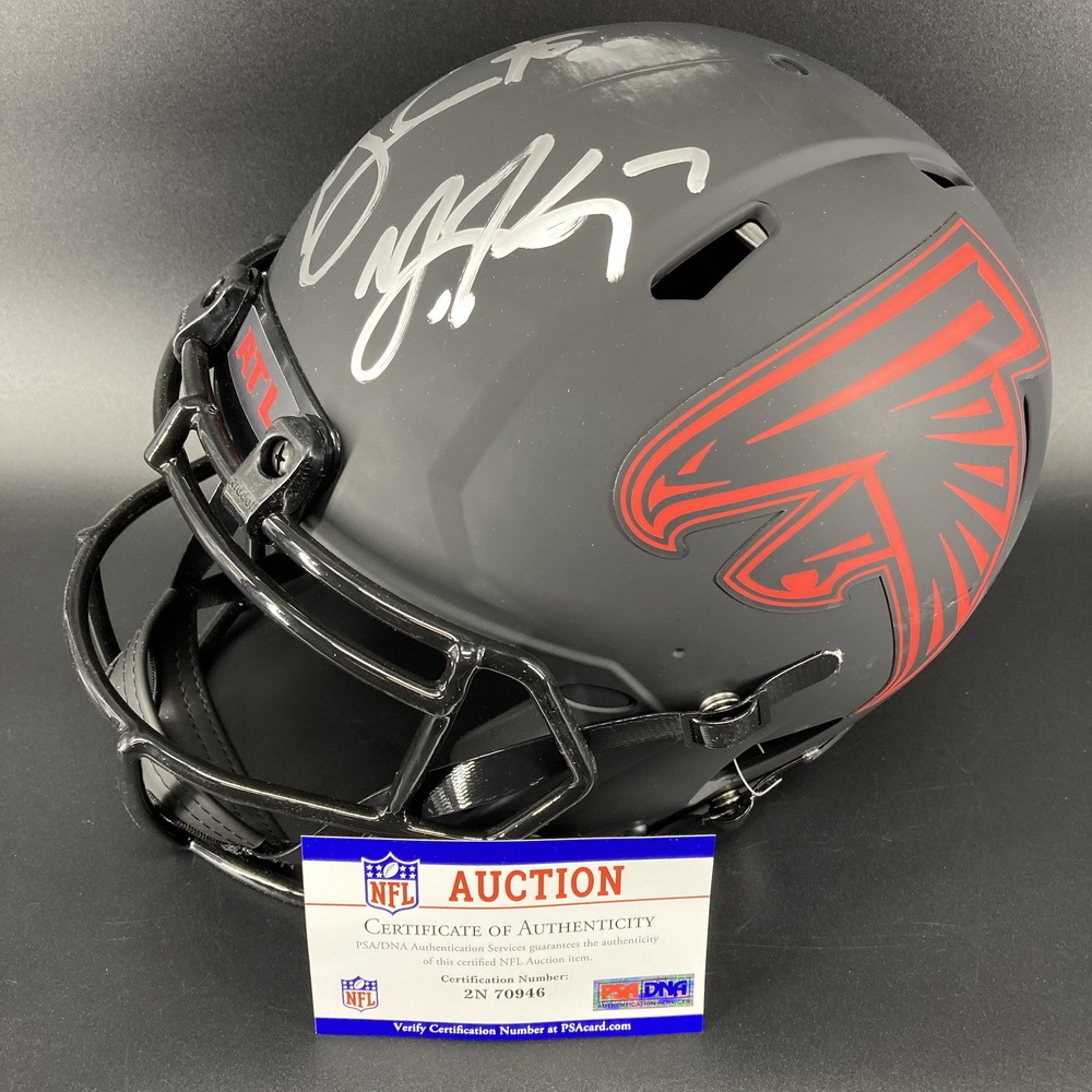 NFL - Falcons Eclipse Helmet Signed by Grady Jarret (Slight Smudge on ...