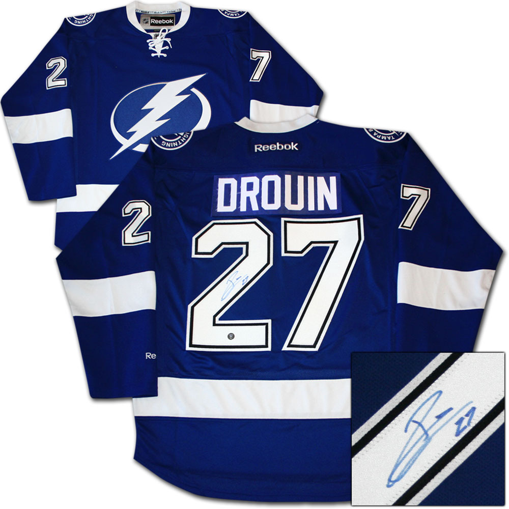 Jonathan Drouin Autographed Tampa Bay Lightning Jersey - NHL Auctions