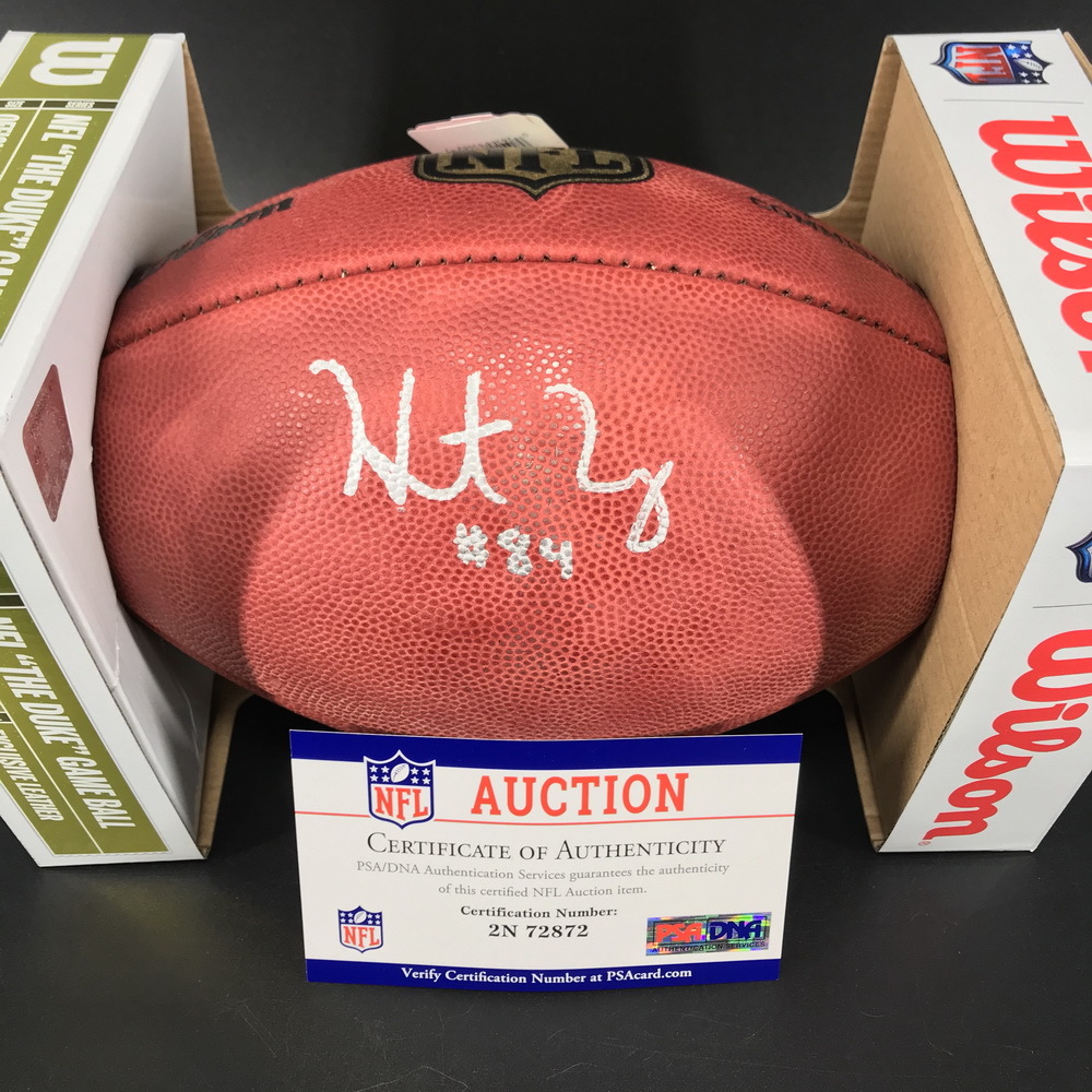 NFL Auction | NFL - Dolphins Hunter Long Signed Authentic Football
