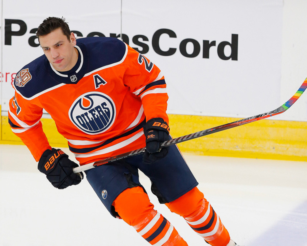 Milan Lucic #27 - Autographed 2018-19 Edmonton Oilers "You Can Play ...