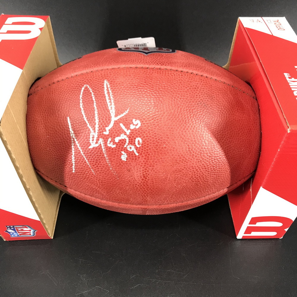 NFL - Eagles Mike Golic Signed Authentic Football | The official ...