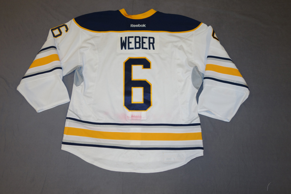 Mike Weber 2011-12 Buffalo Sabres Away Jersey - NHL Auctions