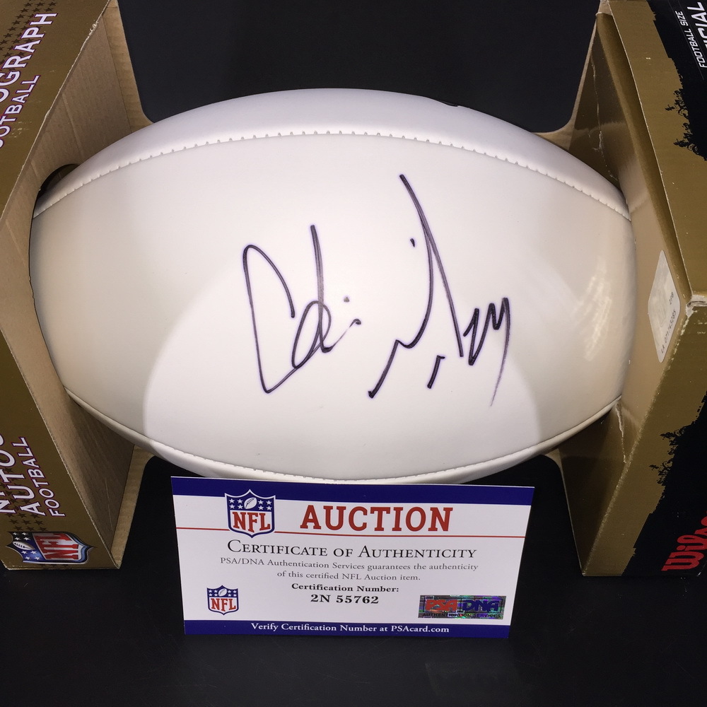Patriots - Adrian Wilson Signed Panel Ball w/ Patriots Logo | The ...
