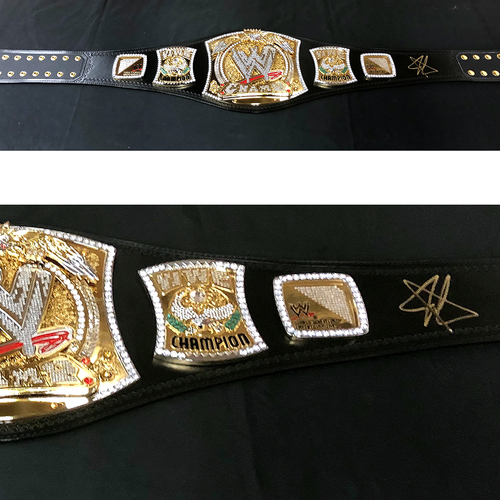 John Cena SIGNED Spinner Championship Replica Title Belt | WWE Auction