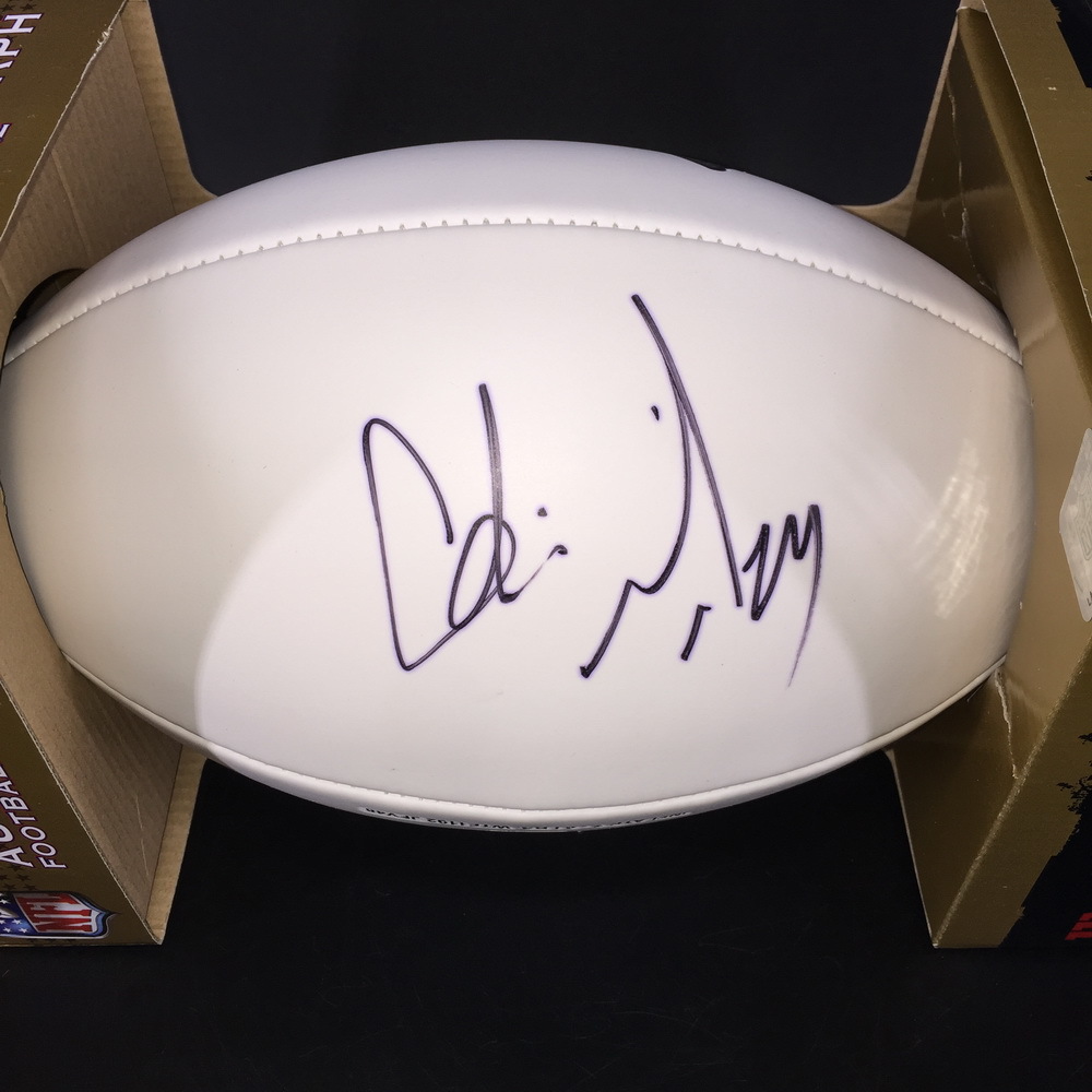 Patriots - Adrian Wilson Signed Panel Ball w/ Patriots Logo | The ...