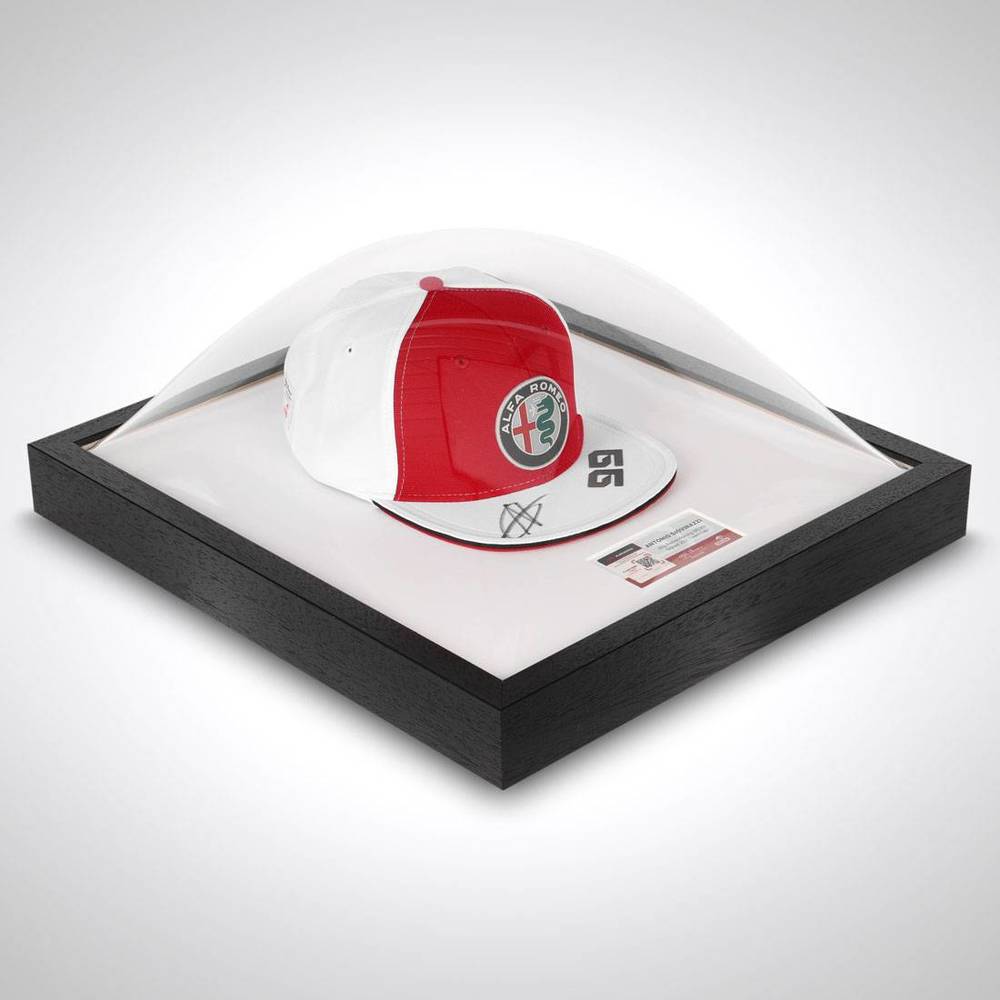Antonio Giovinazzi 2021 Framed Signed Cap | F1 Authentics