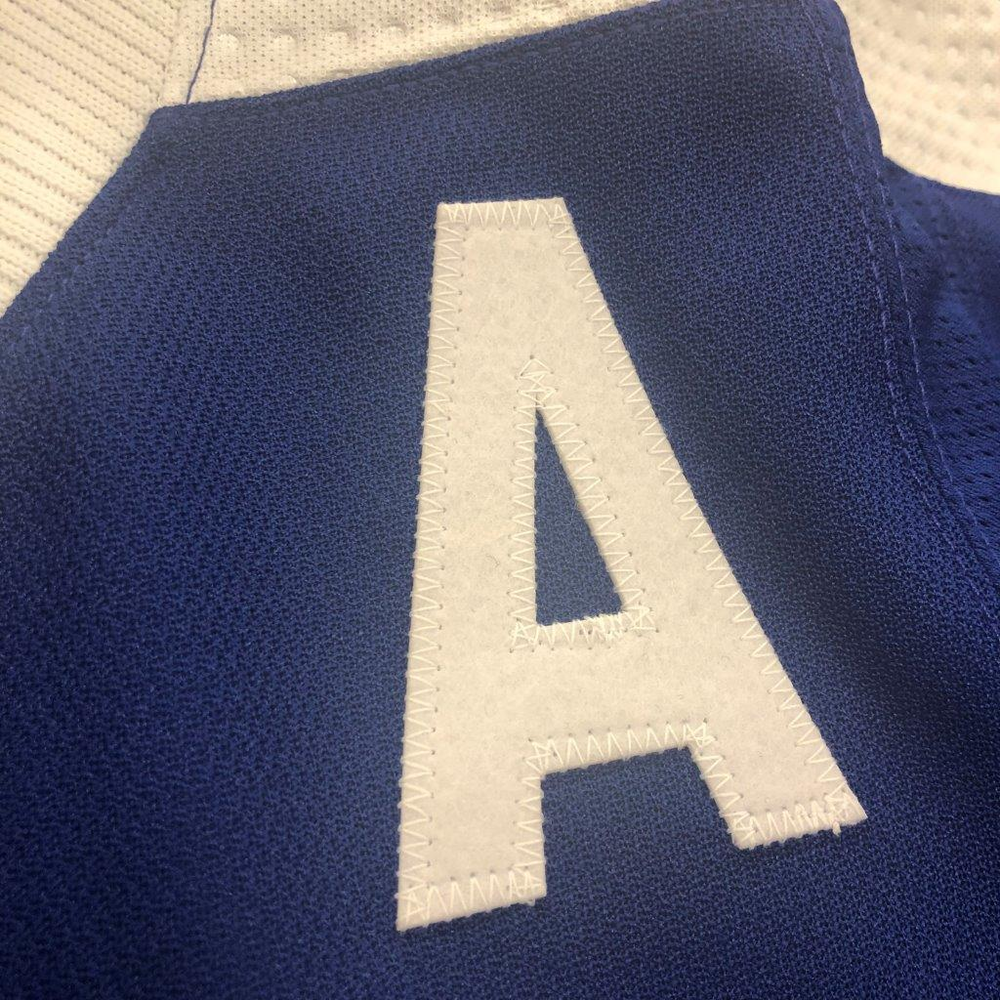 #16 "A" Mitchell Marner 2022-23 Reverse Retro Game Worn Sweater w ...