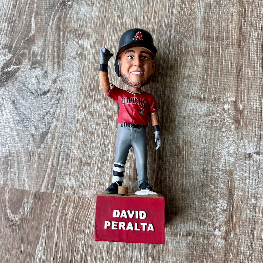 UMPS CARE AUCTION: David Peralta Freight Train Bobblehead | MLB Auctions