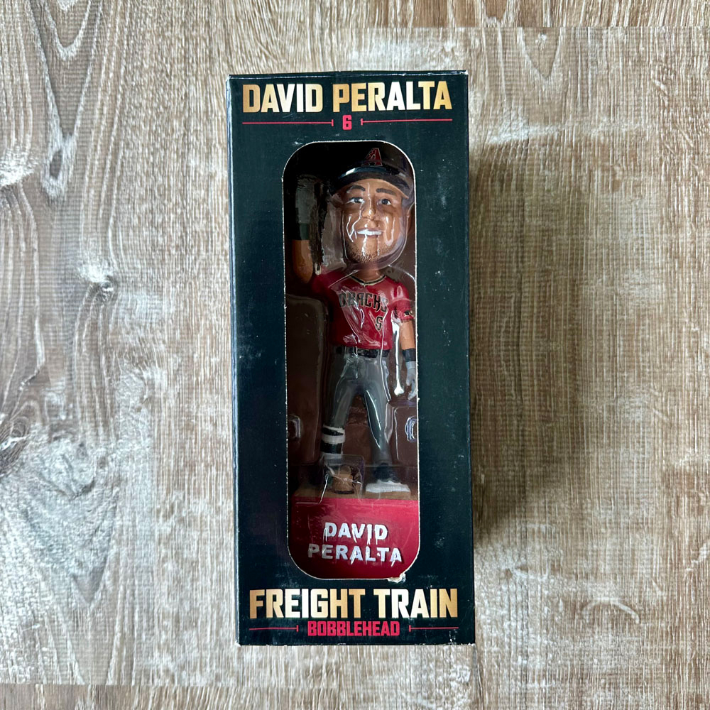 UMPS CARE AUCTION: David Peralta Freight Train Bobblehead | MLB Auctions