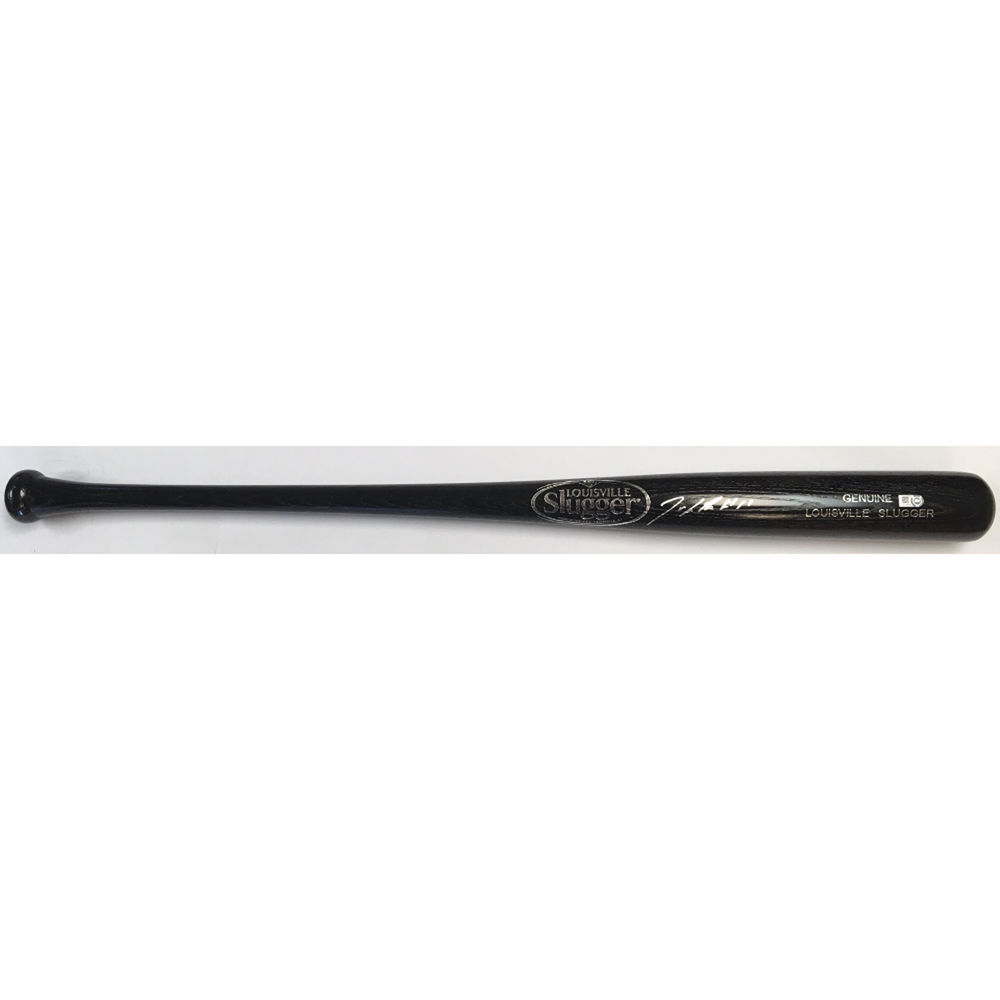 Jose Ramirez Autographed Black Louisville Slugger Bat | MLB Auctions