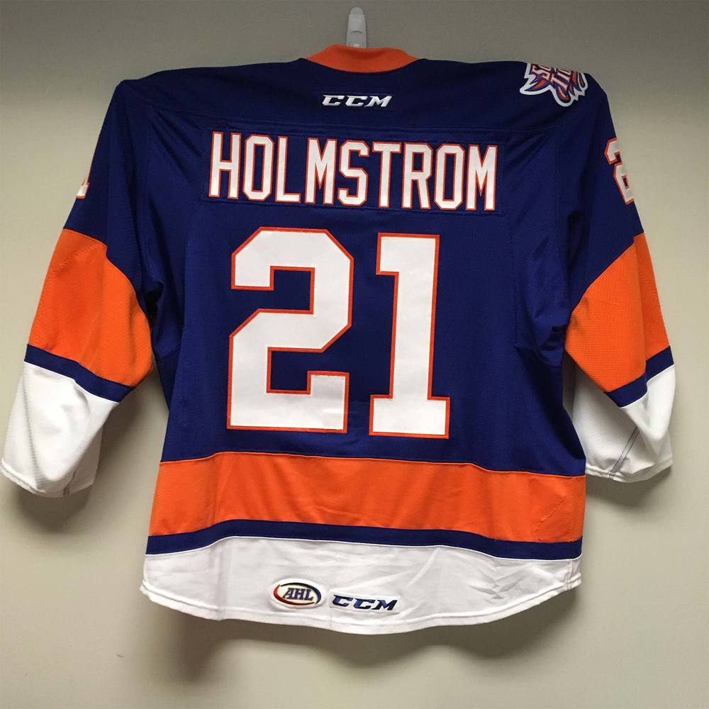 AHL Authentic - Bridgeport Sound Tigers Captain's Jersey Worn by #21 ...