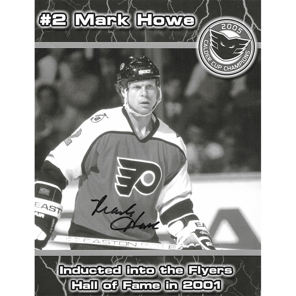 Mark Howe Autographed Philadelphia Phantoms 8X10 Photo - NHL Auctions