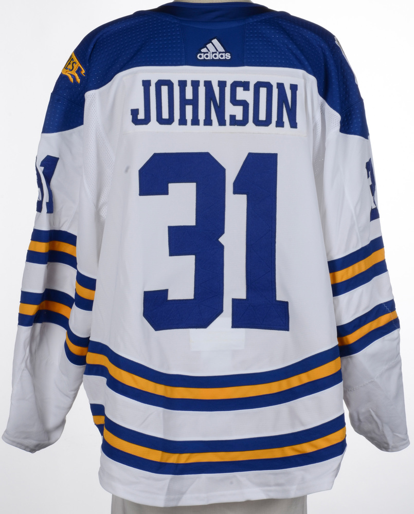 Chad Johnson Buffalo Sabres Game-Worn 2018 NHL Winter Classic Jersey ...