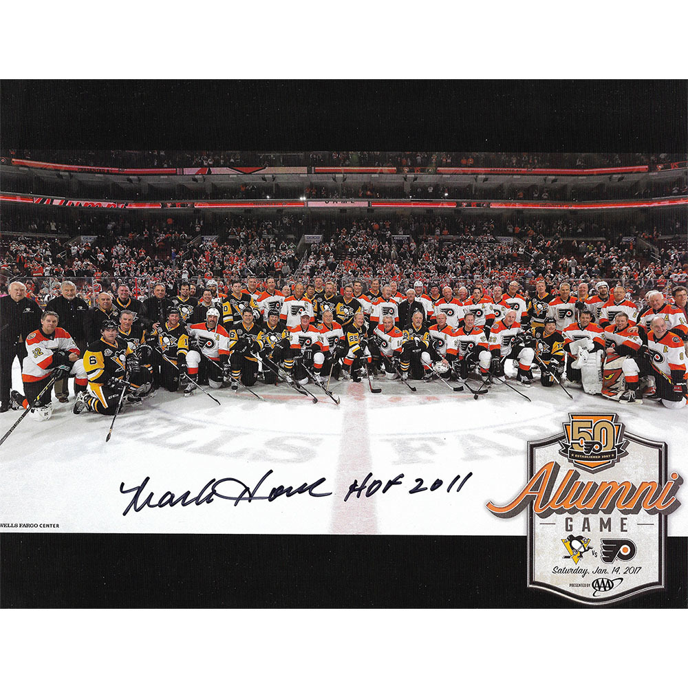 Mark Howe Autographed 2017 NHL Winter Classic Alumni Game 8X10 Photo ...