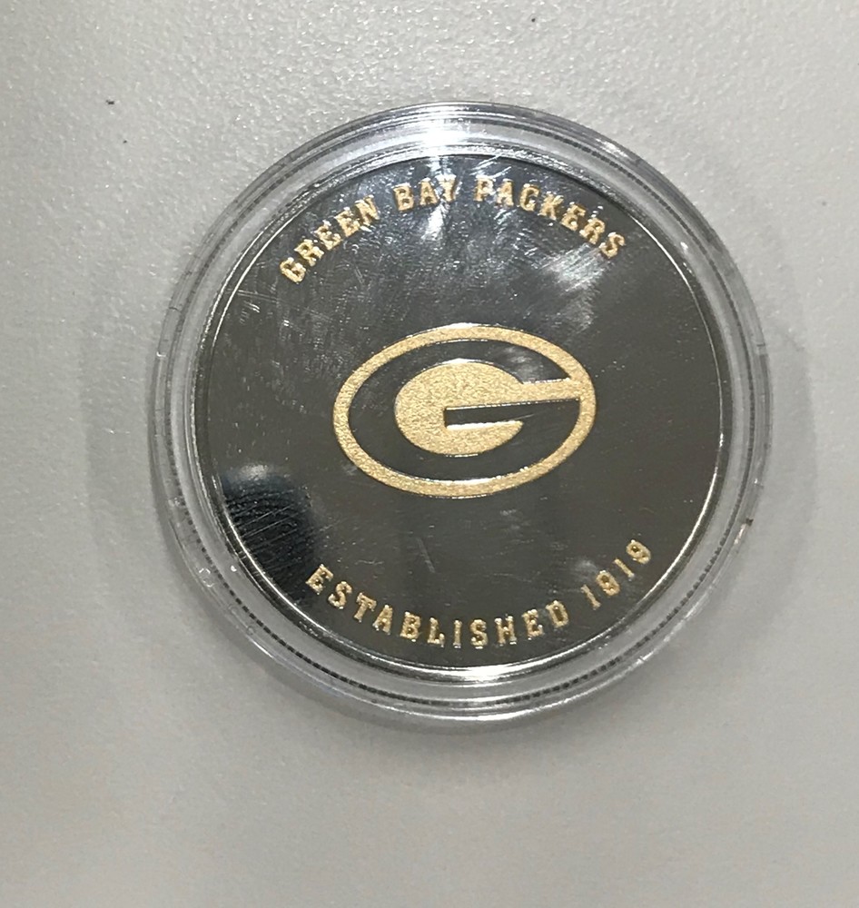 NFL - Packers GAME USED 100 Seasons Flip Coin - 11/11/18 | The official ...