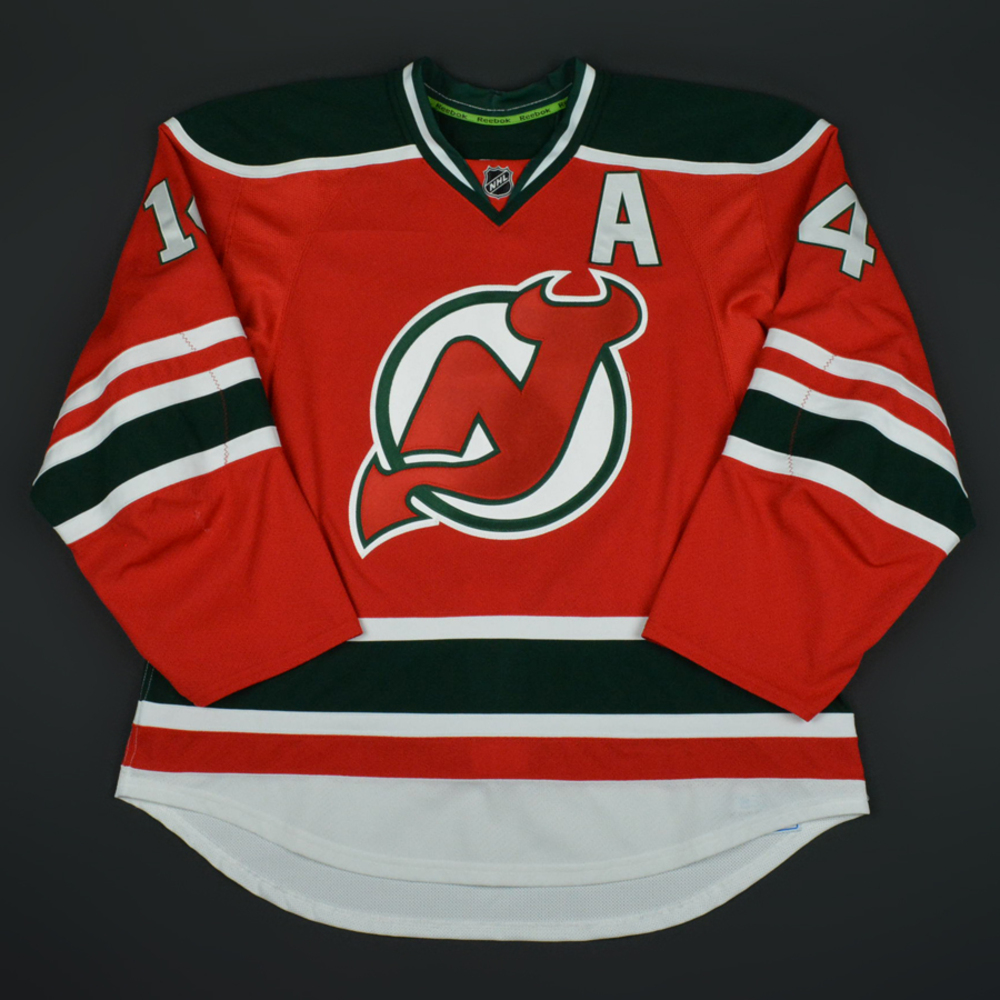 Adam Henrique - New Jersey Devils - Retro Night Game-Worn Jersey w/A ...