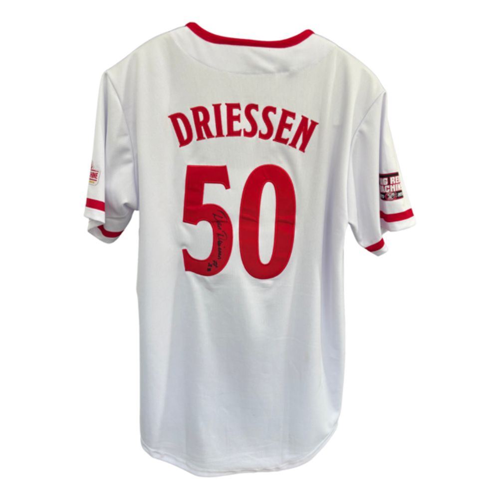 Dan Driessen - Autographed Jersey - 50th Anniversary of the Big Red ...