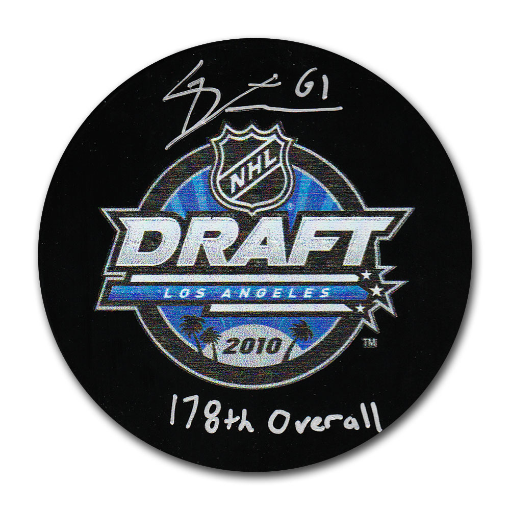 Mark Stone Autographed 2010 NHL Entry Draft Puck w/178TH OVERALL ...