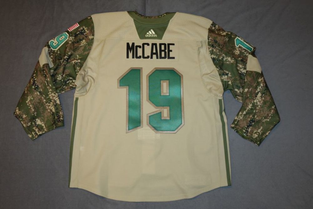 Jake McCabe 2018 Buffalo Sabres Military Appreciation Jersey - NHL Auctions
